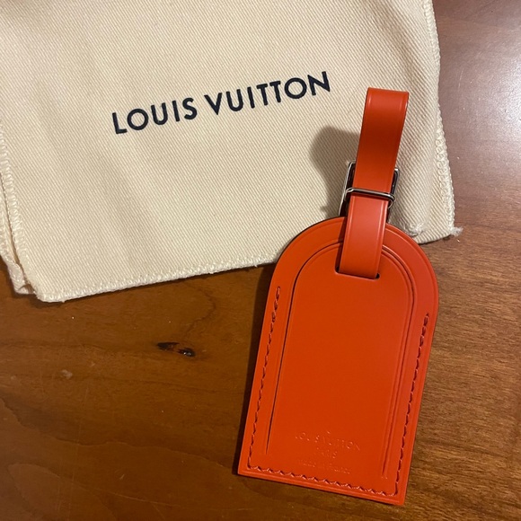 Louis Vuitton | Other | New Louis Vuitton Orange Luggage Tag | Poshmark